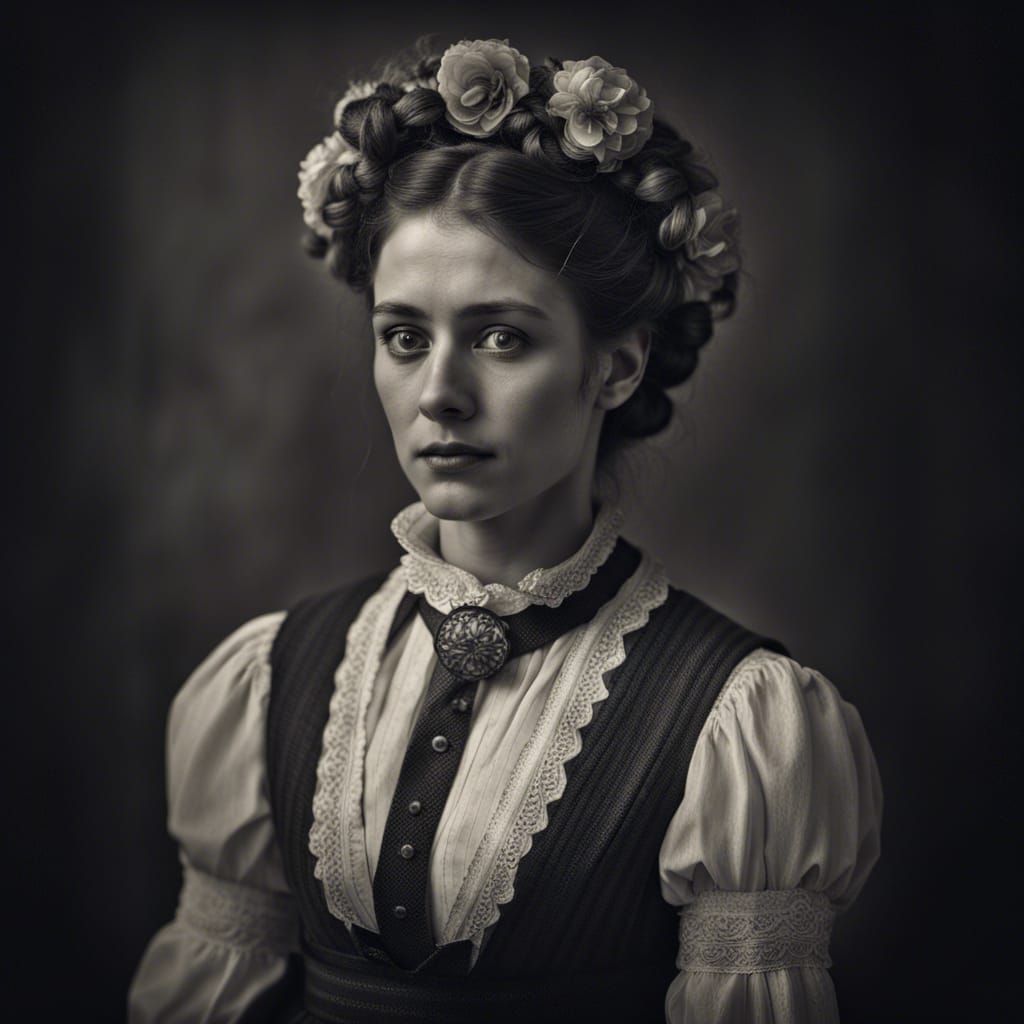 edwardian style woman - AI Generated Artwork - NightCafe Creator