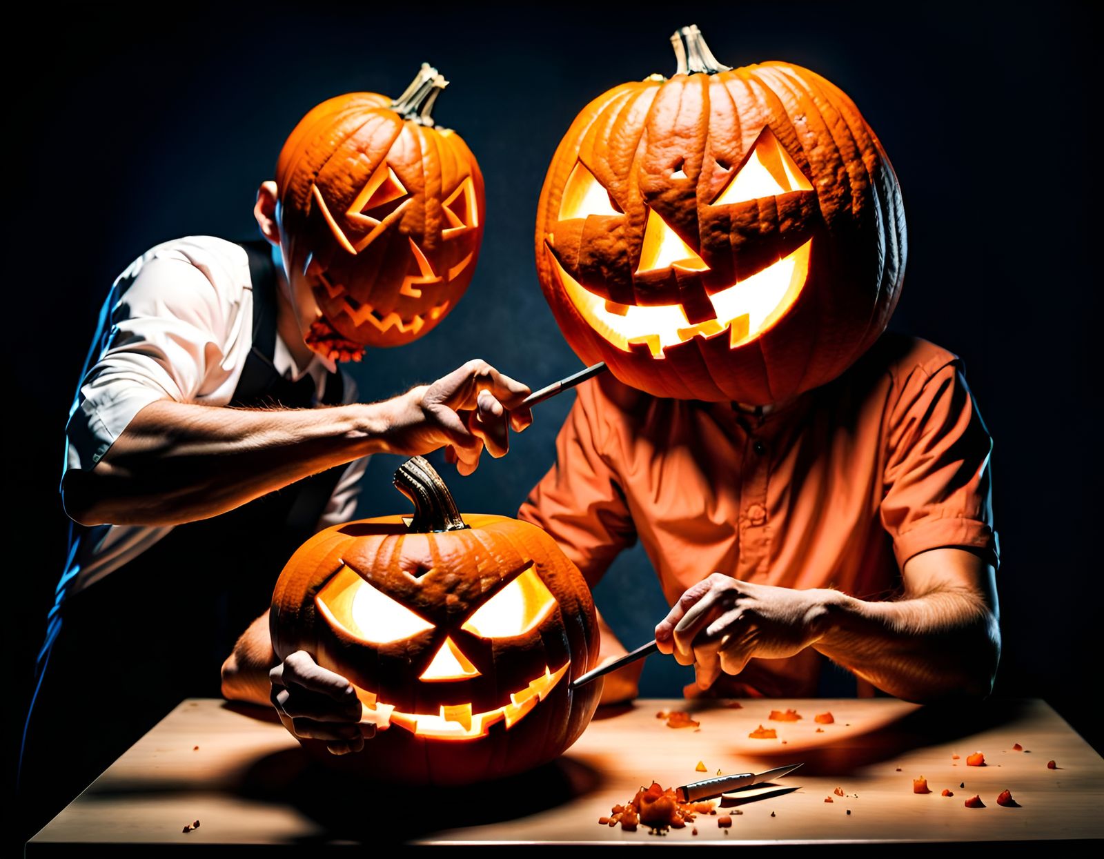 pumpkinstein’s monsters - AI Generated Artwork - NightCafe Creator