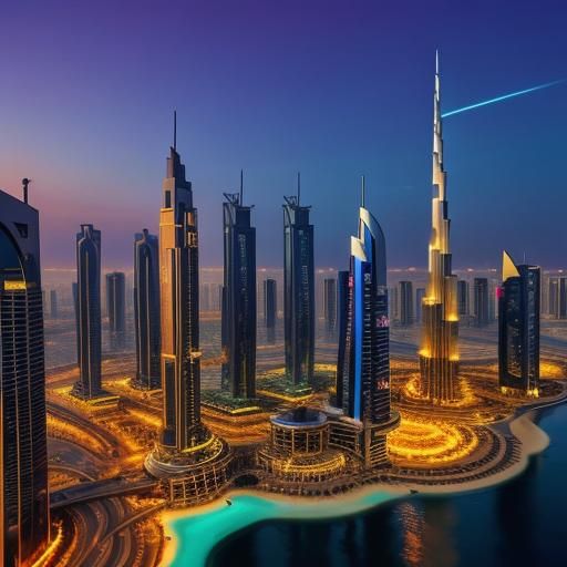 Dubai - AI Generated Artwork - NightCafe Creator