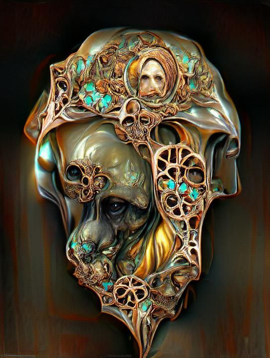 Skull Series 1 - 27 - AI Generated Artwork - NightCafe Creator