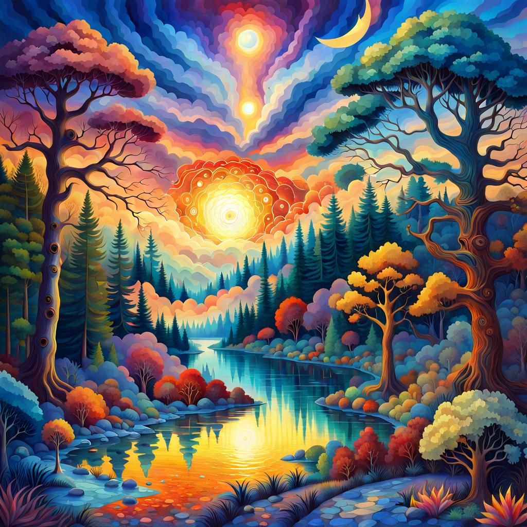 Masterpiece Heatmap coldmap Digital illustration painting consisting of ...