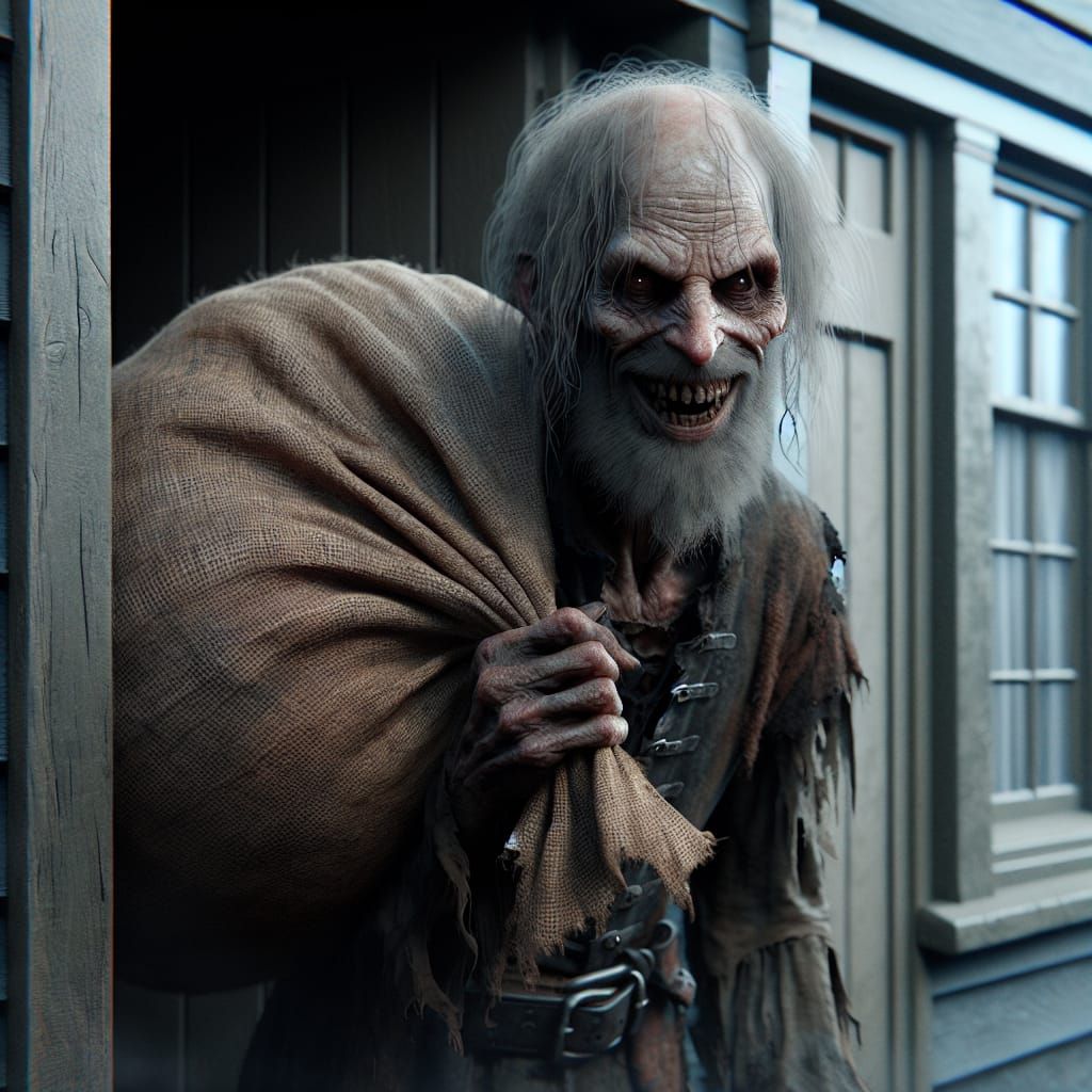 The bag man - AI Generated Artwork - NightCafe Creator