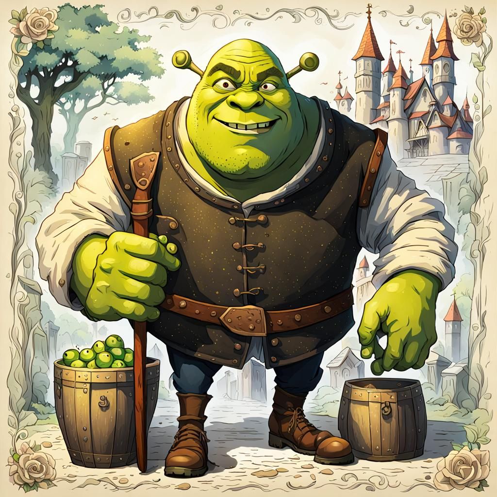 Shrek - AI Generated Artwork - NightCafe Creator