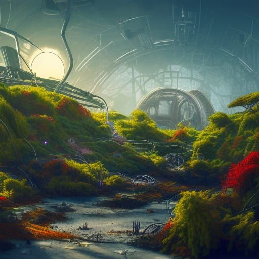 desolate wasteland - AI Generated Artwork - NightCafe Creator