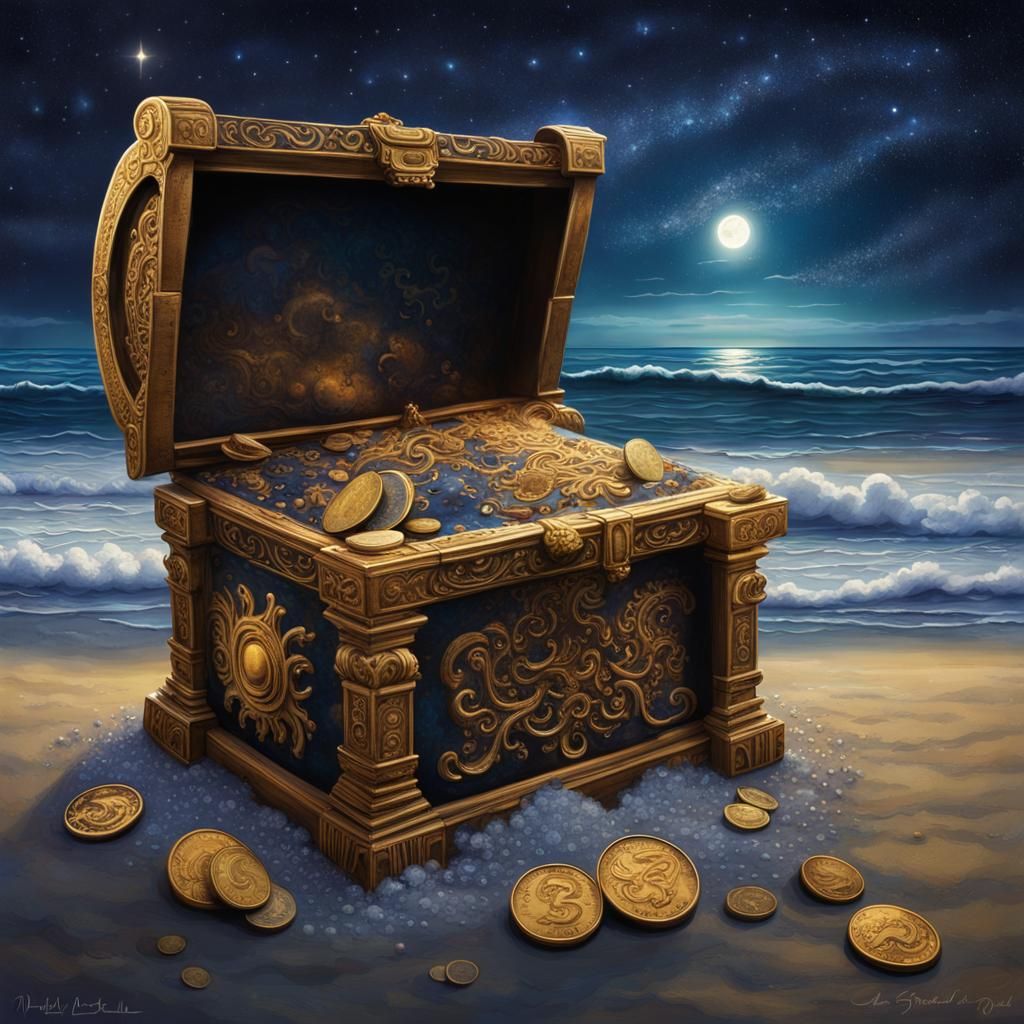 Celestial Chest Sent from the Gods - AI Generated Artwork - NightCafe ...