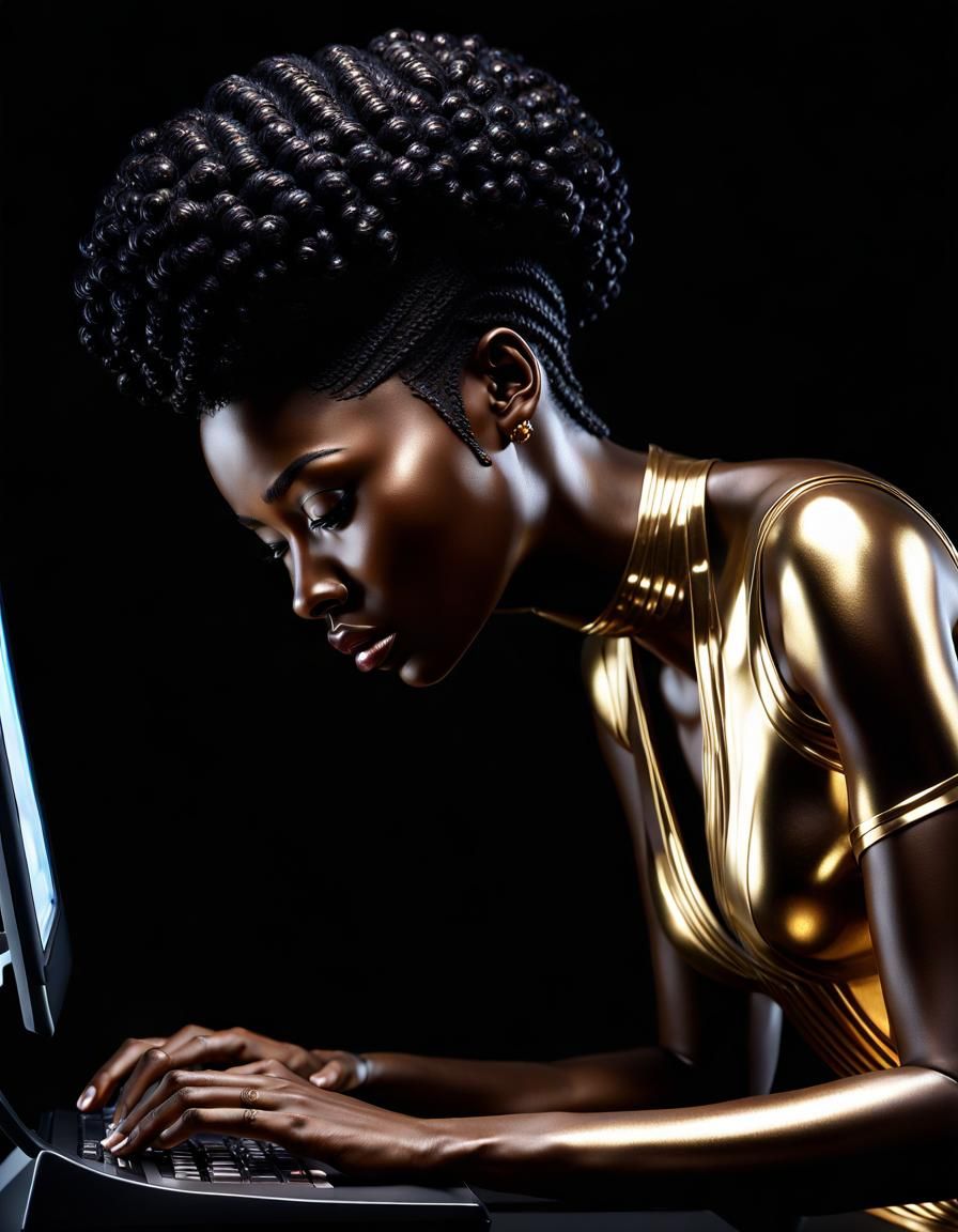 Black is..... - AI Generated Artwork - NightCafe Creator