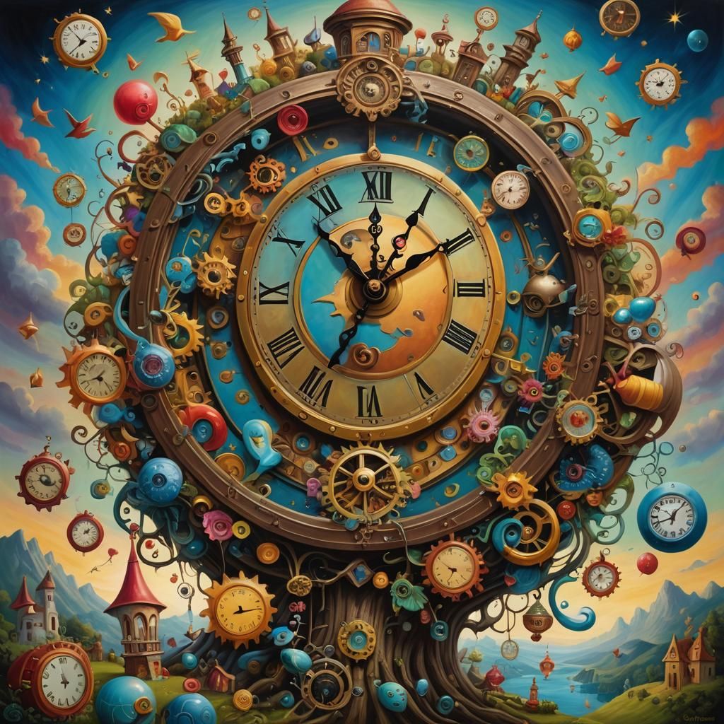 Clocks - AI Generated Artwork - NightCafe Creator