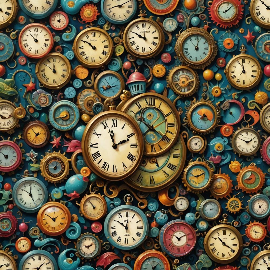 Clocks - AI Generated Artwork - NightCafe Creator