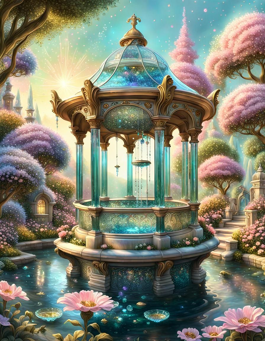 Enchanted Wishing Well - AI Generated Artwork - NightCafe Creator