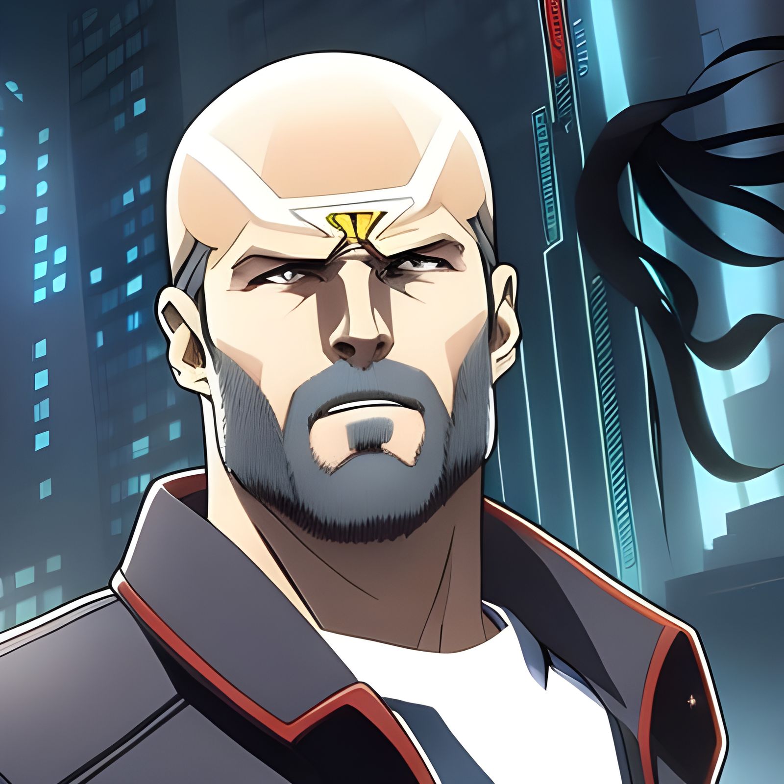 jason statham type character with special agent gear -anime - AI ...