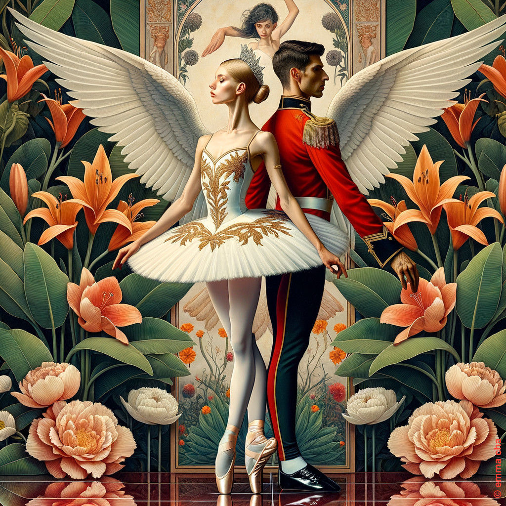 Lush surreal dance scene - AI Generated Artwork - NightCafe Creator