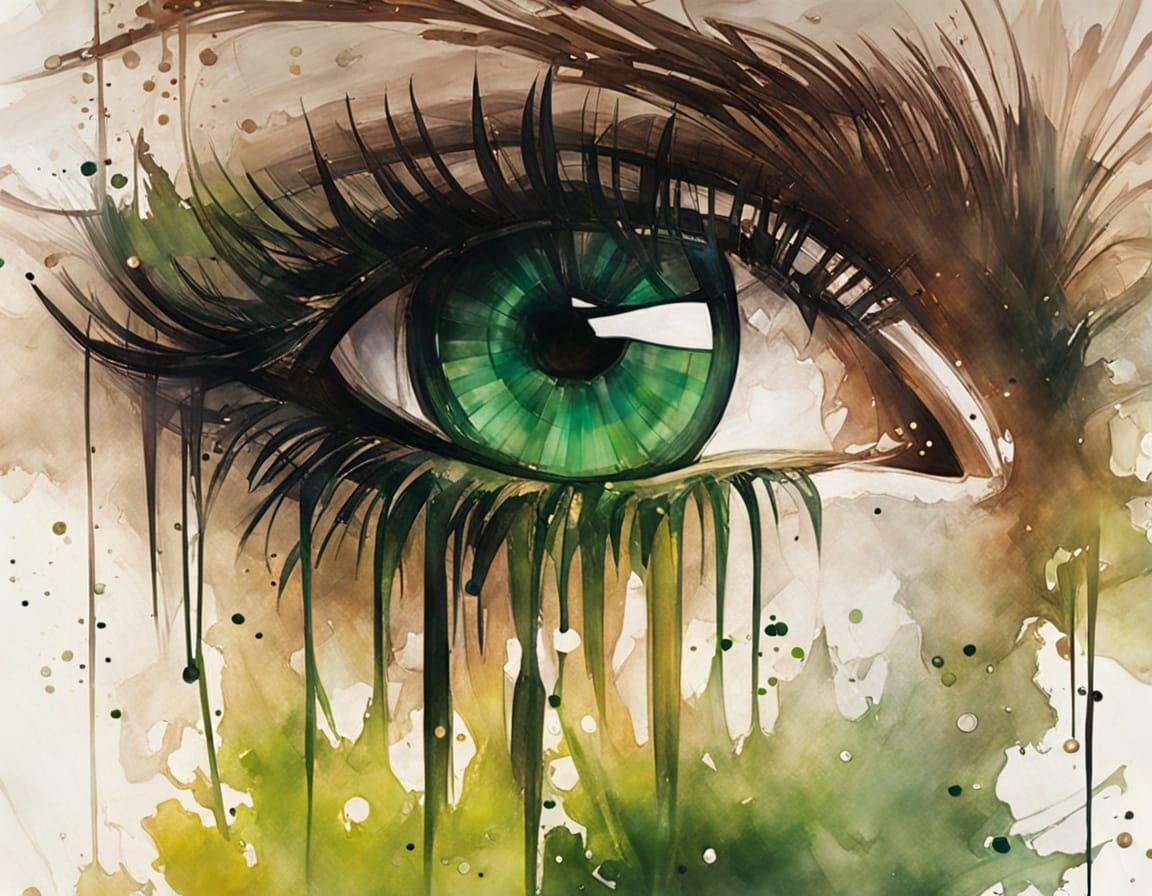The scintillating green eye - The scintillating green eye