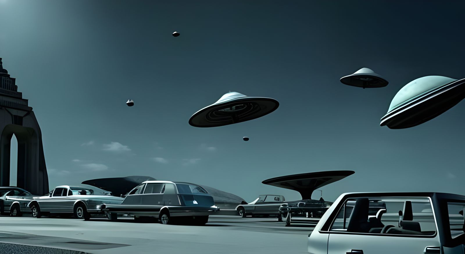 The alien invaders from outer space looked like something out of a ...