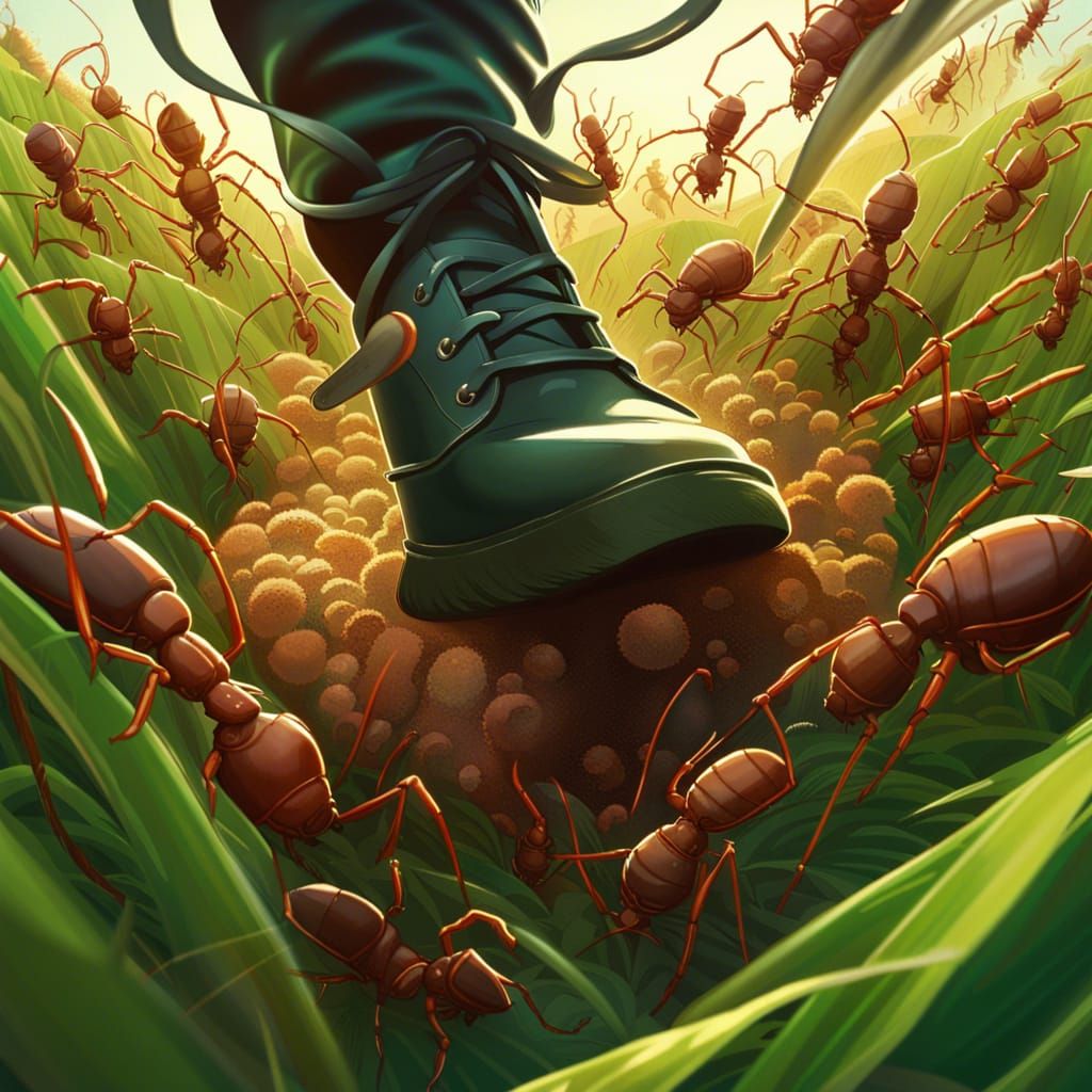 Disturbing Footsteps - AI Generated Artwork - NightCafe Creator