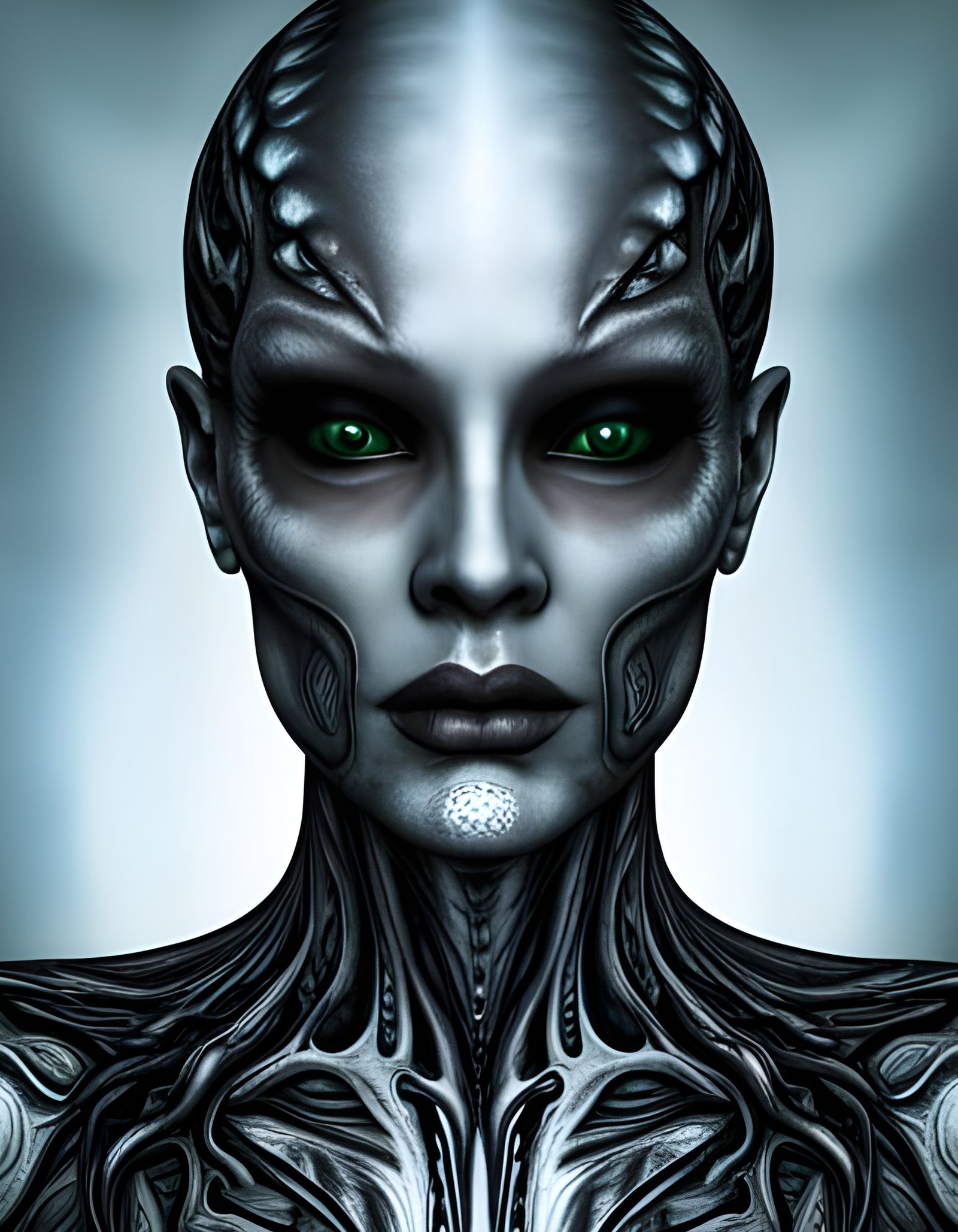 Alien Female III - AI Generated Artwork - NightCafe Creator