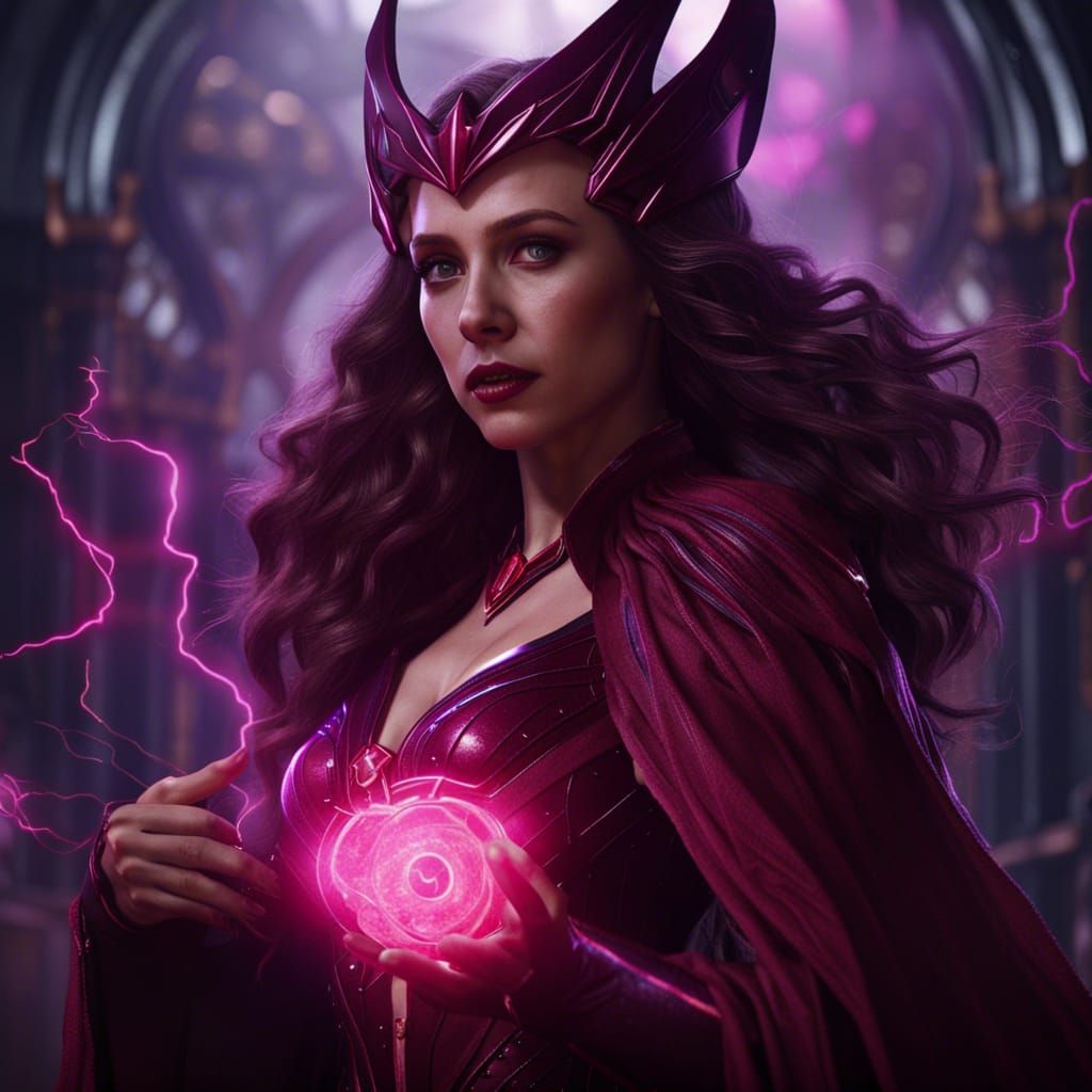 Violet Strange ( My character ) - AI Generated Artwork - NightCafe Creator