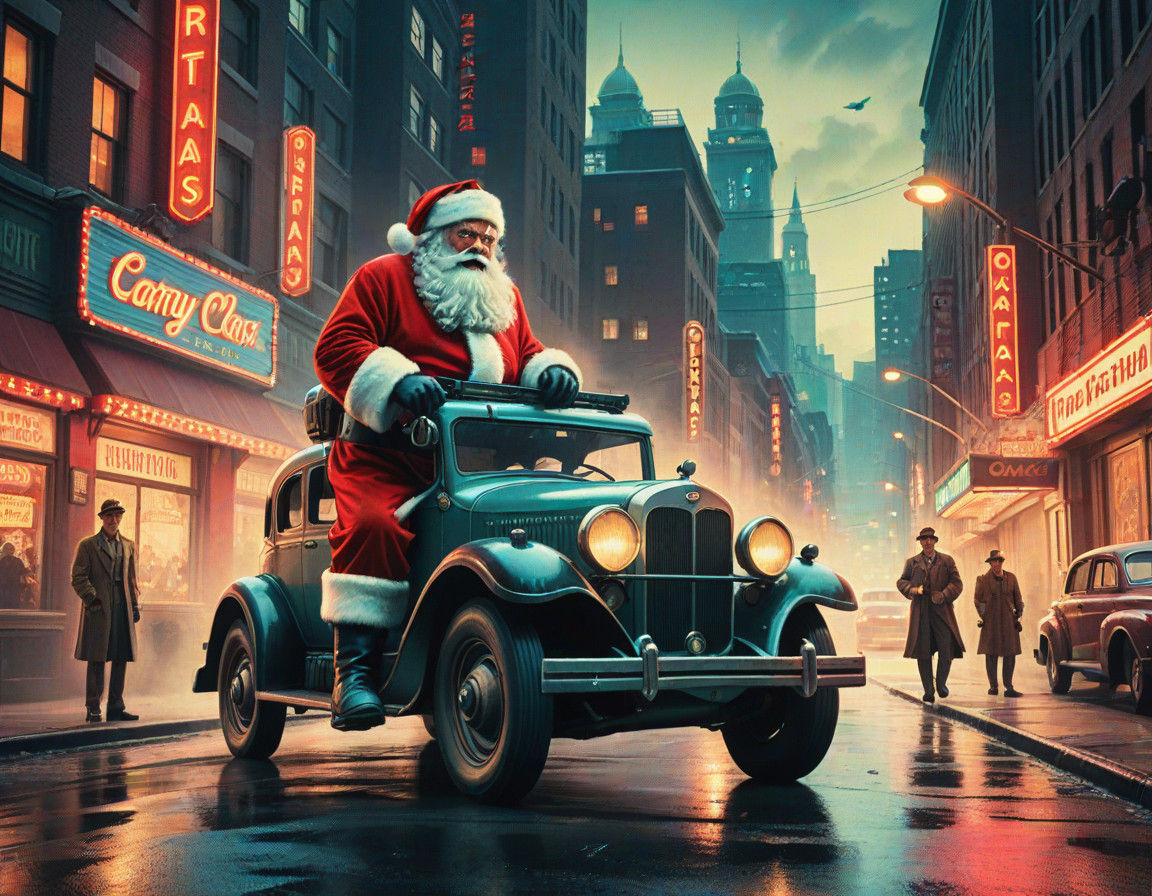 SANTA HOOD - Classic Christmas Showdown: Santa's Urban Domai...