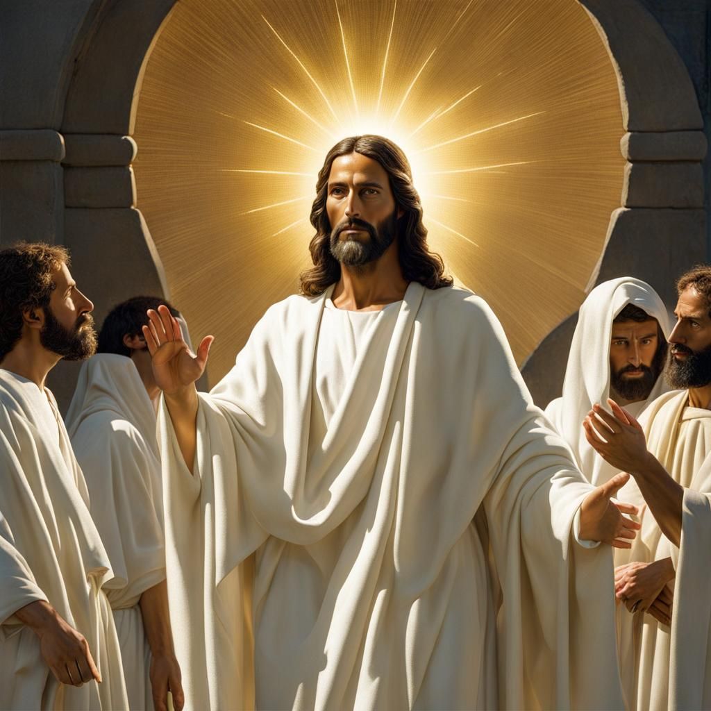 Ascended Master Jesus of Nazareth - AI Generated Artwork - NightCafe ...