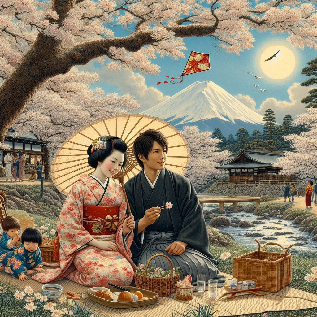 Celebrating Hanami Ai Generated Artwork Nightcafe Creator
