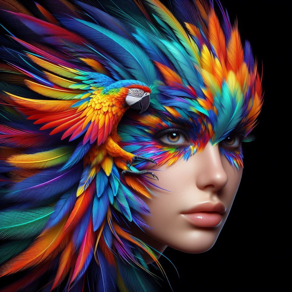 feather fun 1 - AI Generated Artwork - NightCafe Creator