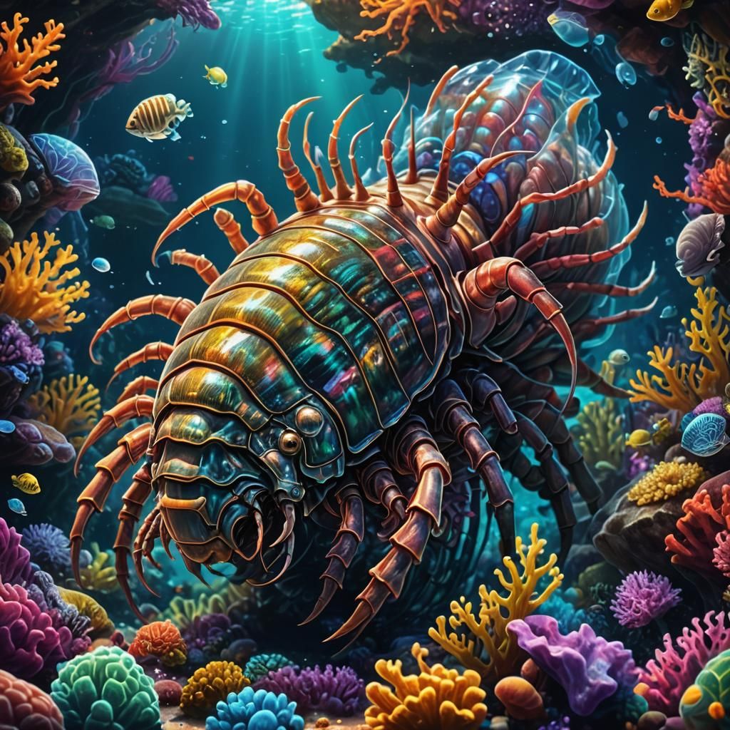 The Giant Isopod - AI Generated Artwork - NightCafe Creator