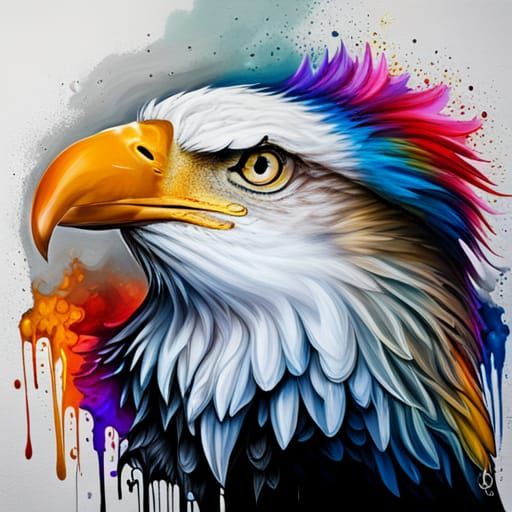 bald eagle - AI Generated Artwork - NightCafe Creator