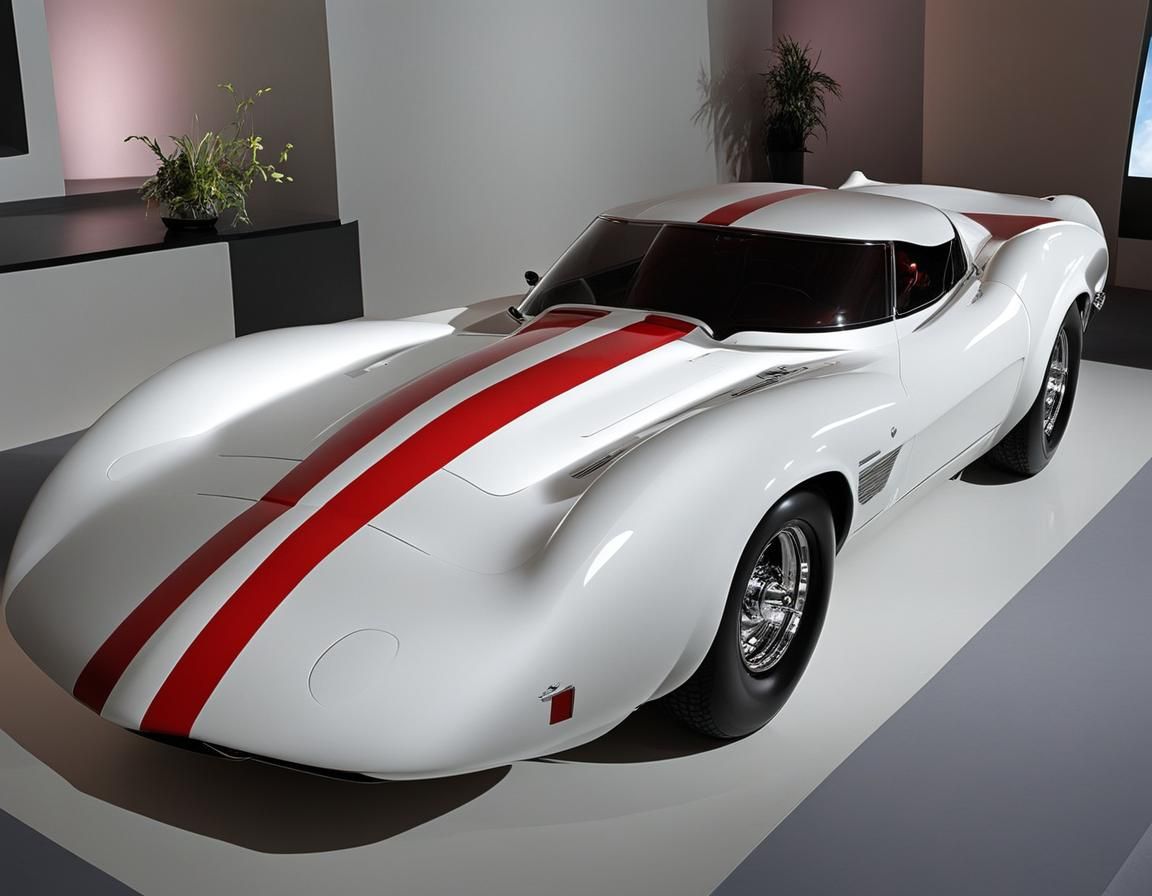 Mach_5 corvette - AI Generated Artwork - NightCafe Creator