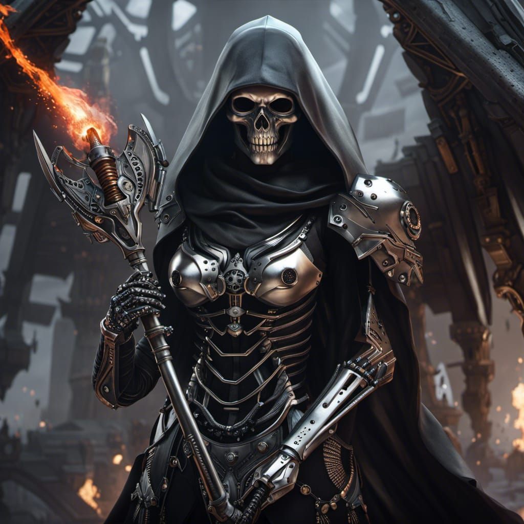 Metal Reaper - AI Generated Artwork - NightCafe Creator