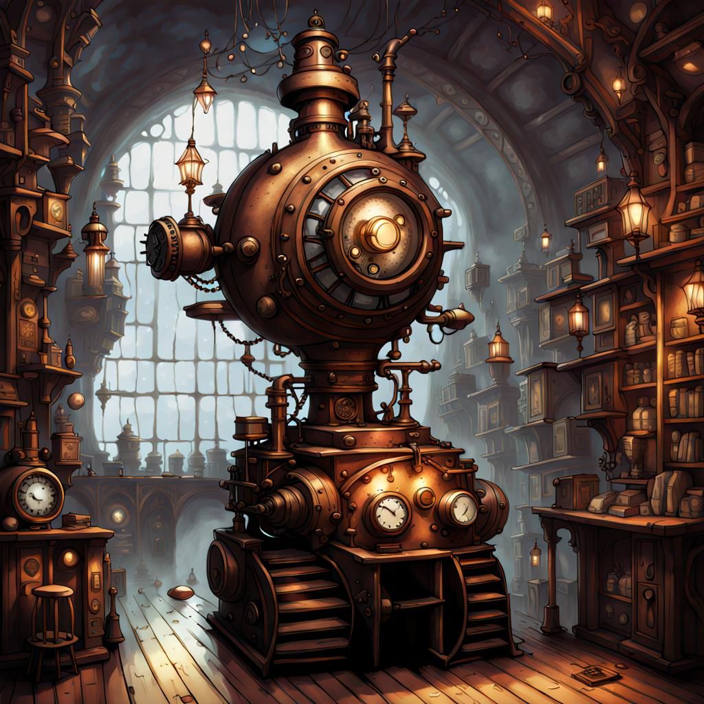 Aetherpunk Fantasy subgenre blending aether magic and steampunk ...