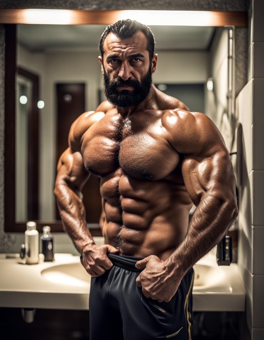 Turkish Bodybuilder - AI Generated Artwork - NightCafe Creator