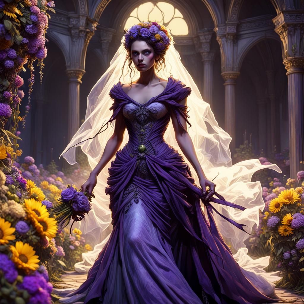 mysterious Bride - AI Generated Artwork - NightCafe Creator