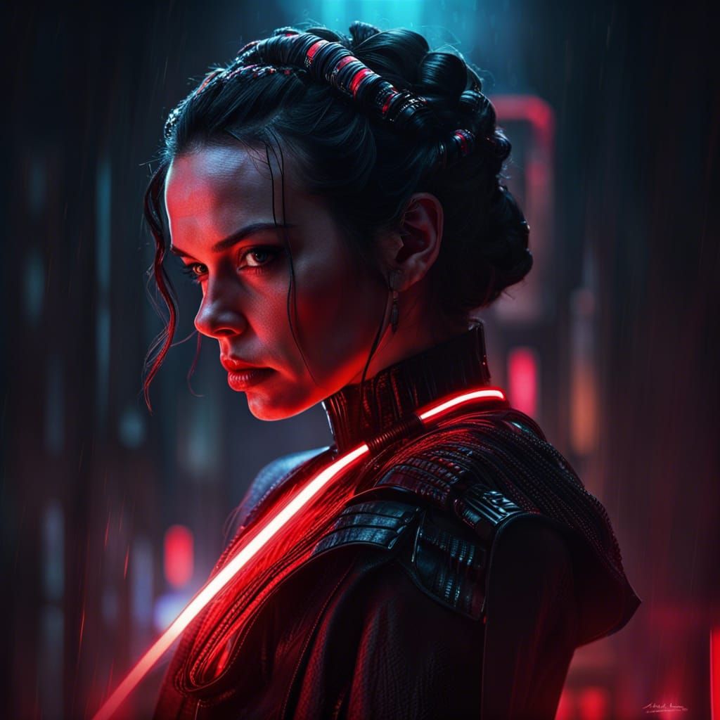 Sith Empress Rey Palpatine, evolved and upgraded - 11 - AI Generated ...