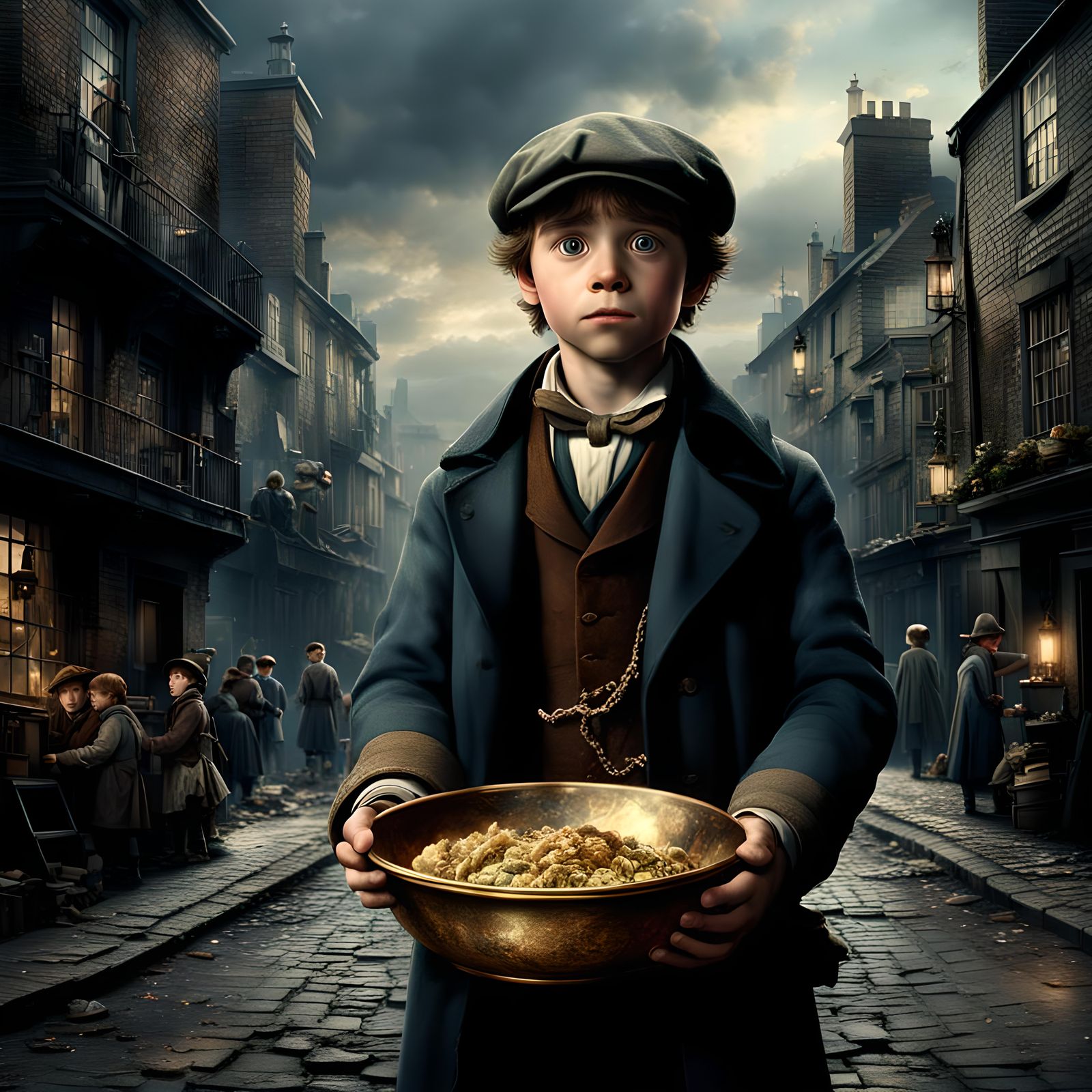 "Please sir, may I have some memes" Oliver Twist - AI Generated Artwork ...