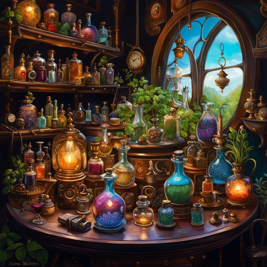 Arcadia’s Cauldron - AI Generated Artwork - NightCafe Creator