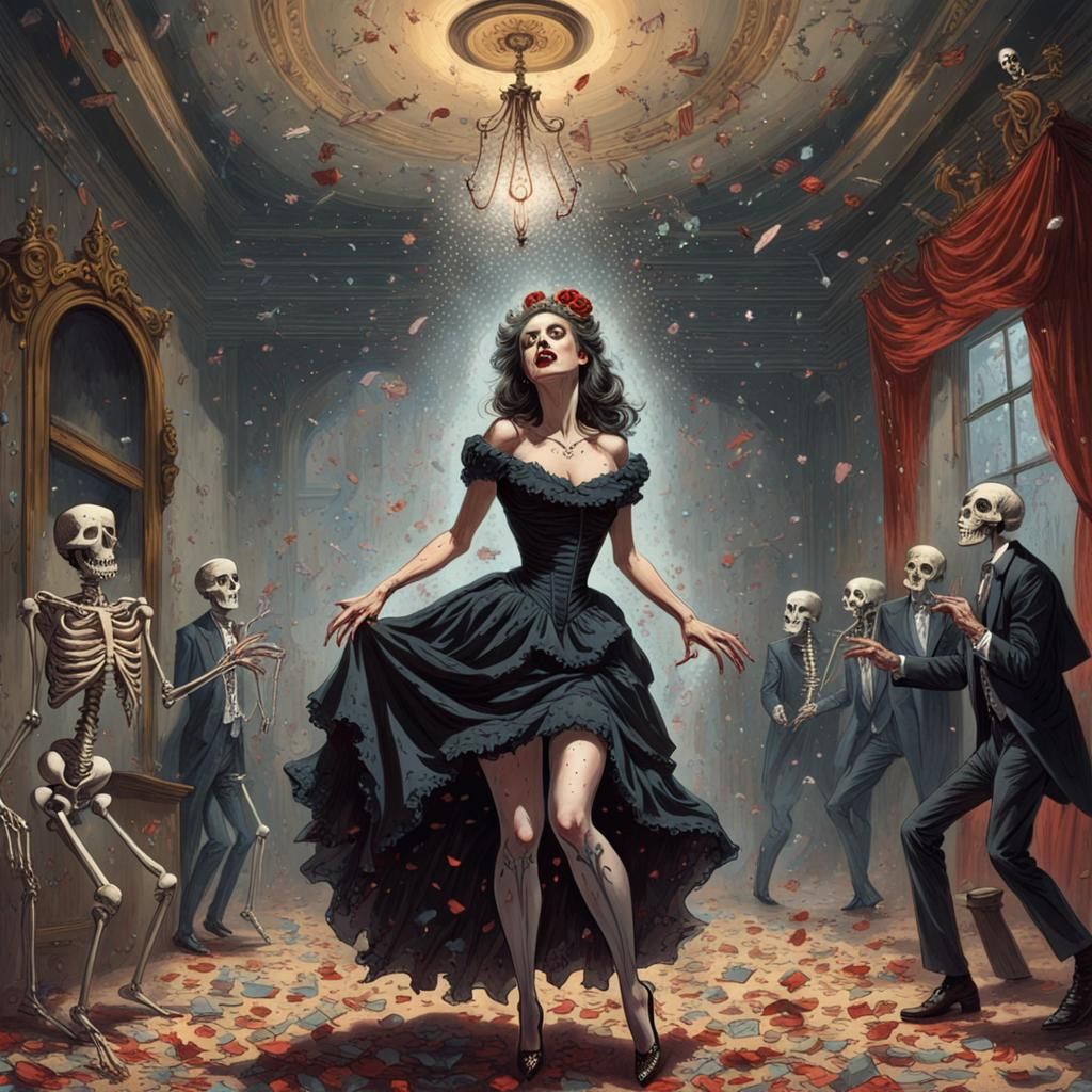 Vampire Prom - AI Generated Artwork - NightCafe Creator