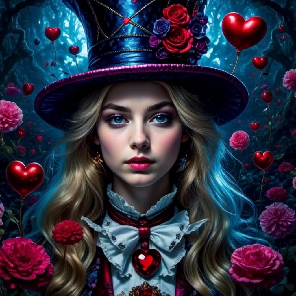 Alice in Wonderland - AI Generated Artwork - NightCafe Creator