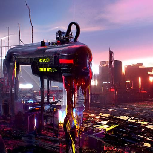 A Living Machine - AI Generated Artwork - NightCafe Creator