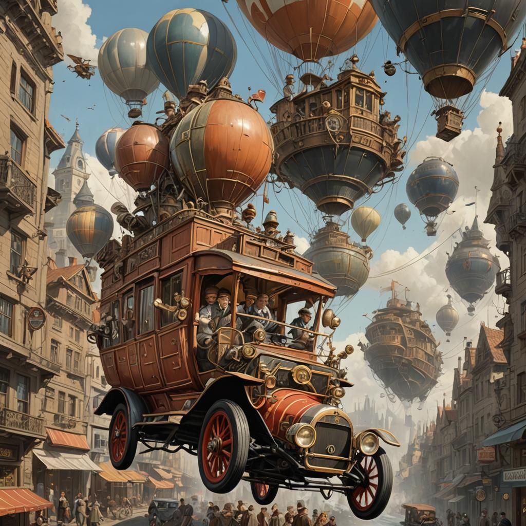 flying chitty chitty bang bang by alejandro burdisio , maximalist ...