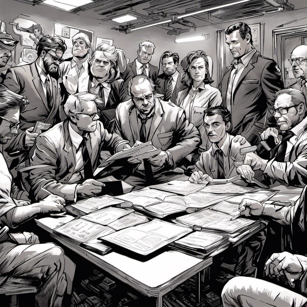 Committee work, a group of people pulling or pushing an agenda ...