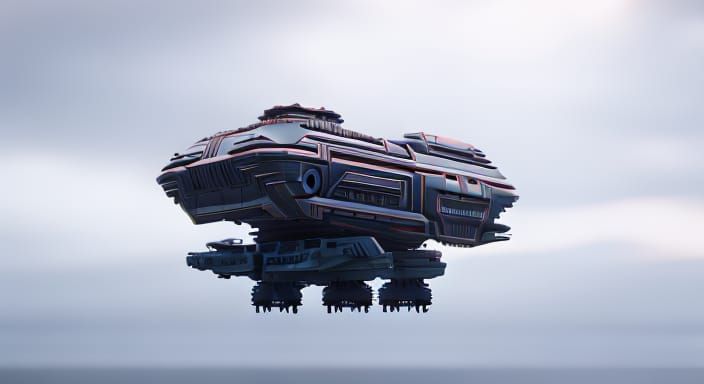 intricate mech details, ground level shot, 8K resolution, Cinema 4D ...