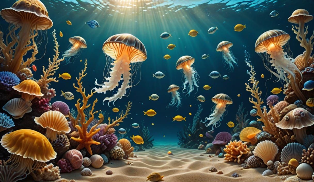 Underwater Photoshoot - The Models showing off their Outfits