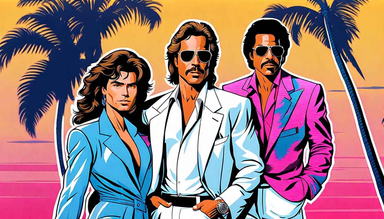 Miami Vice, Pop Art - AI Generated Artwork - NightCafe Creator