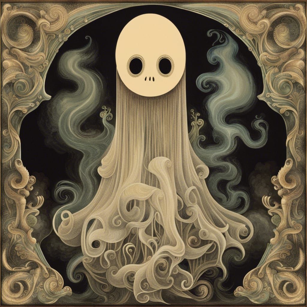 Smokey Ghost - AI Generated Artwork - NightCafe Creator
