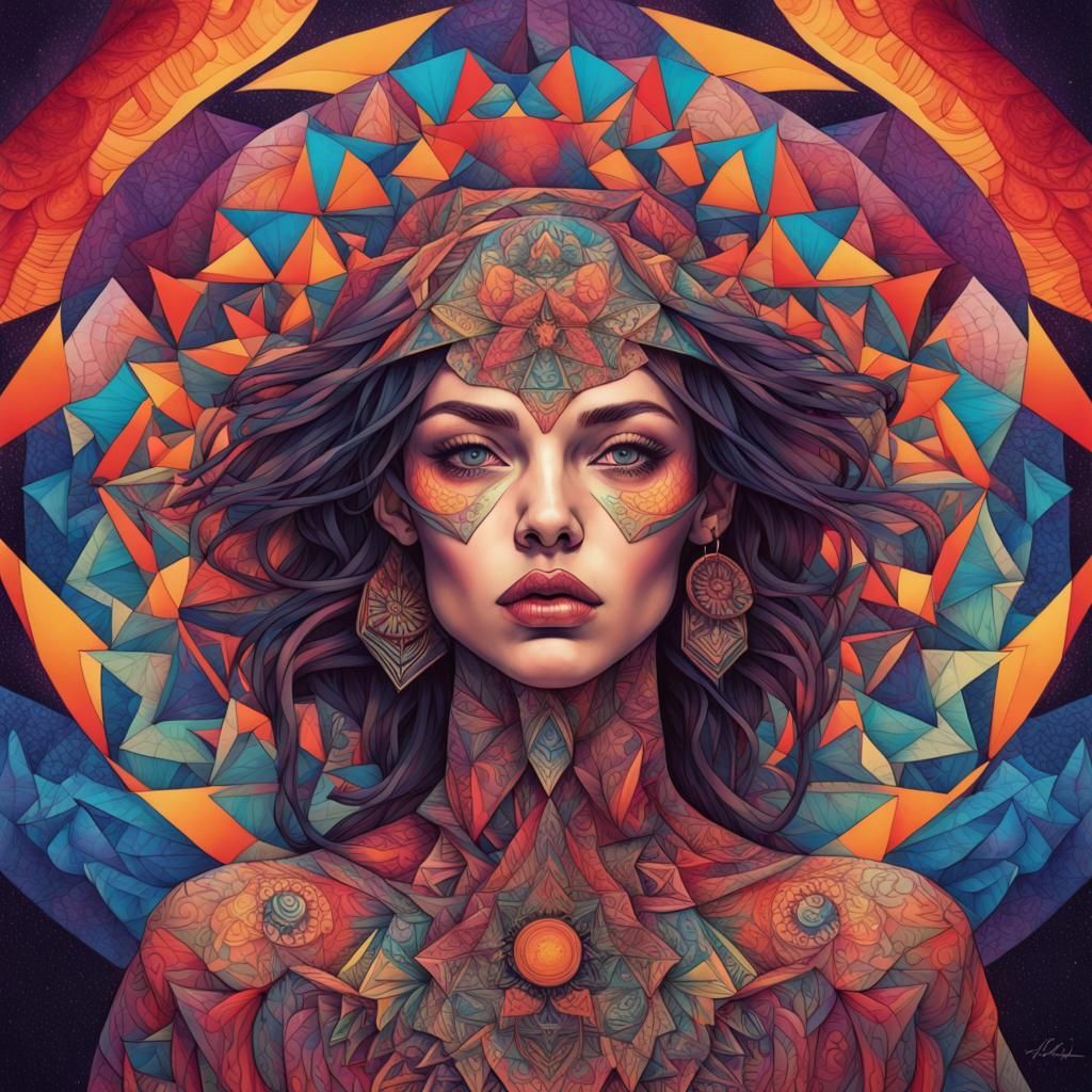 cosmic woman - AI Generated Artwork - NightCafe Creator