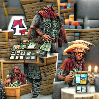 Aztec Merchant (Modern Age) - AI Generated Artwork - NightCafe Creator