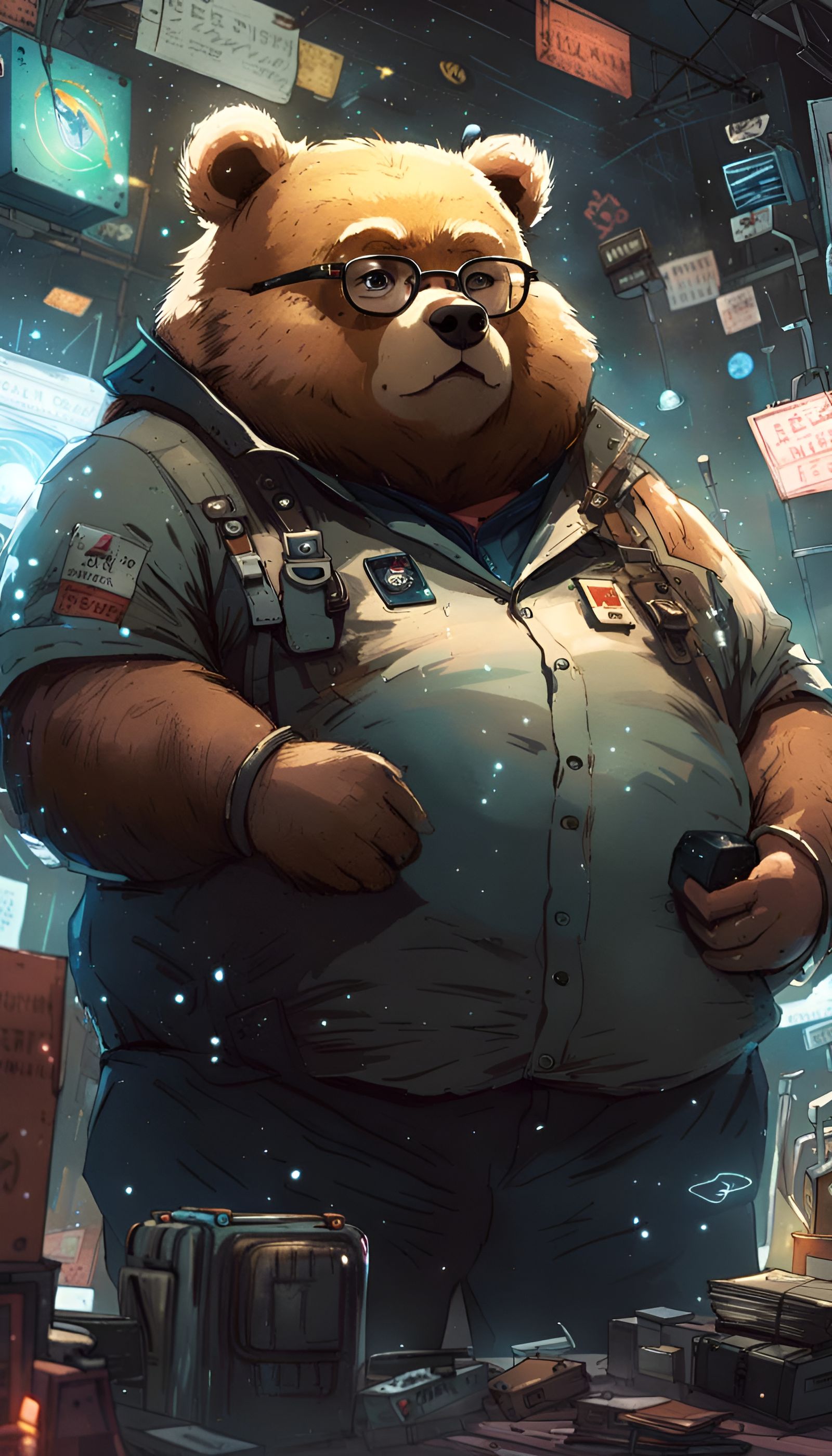 Wrecker Driver Tow-Bear - AI Generated Artwork - NightCafe Creator