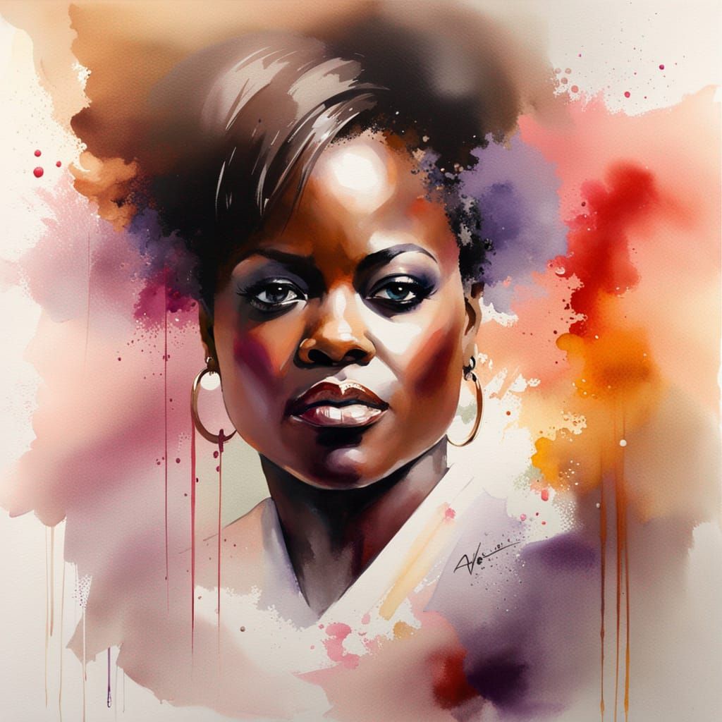 Viola Davis - AI Generated Artwork - NightCafe Creator
