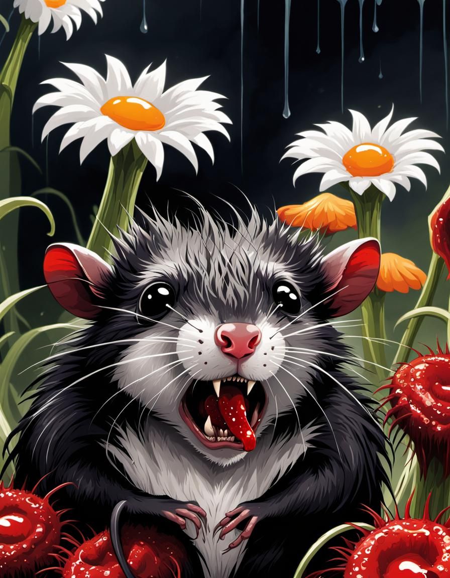 Creepy Rat - AI Generated Artwork - NightCafe Creator