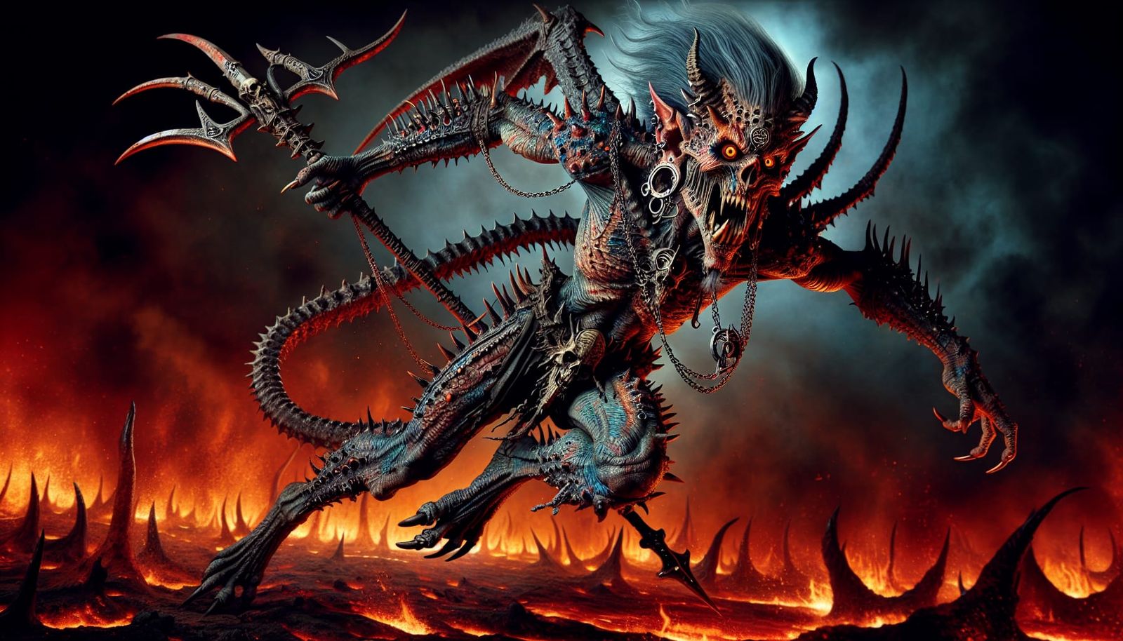 Barbed Devil - AI Generated Artwork - NightCafe Creator