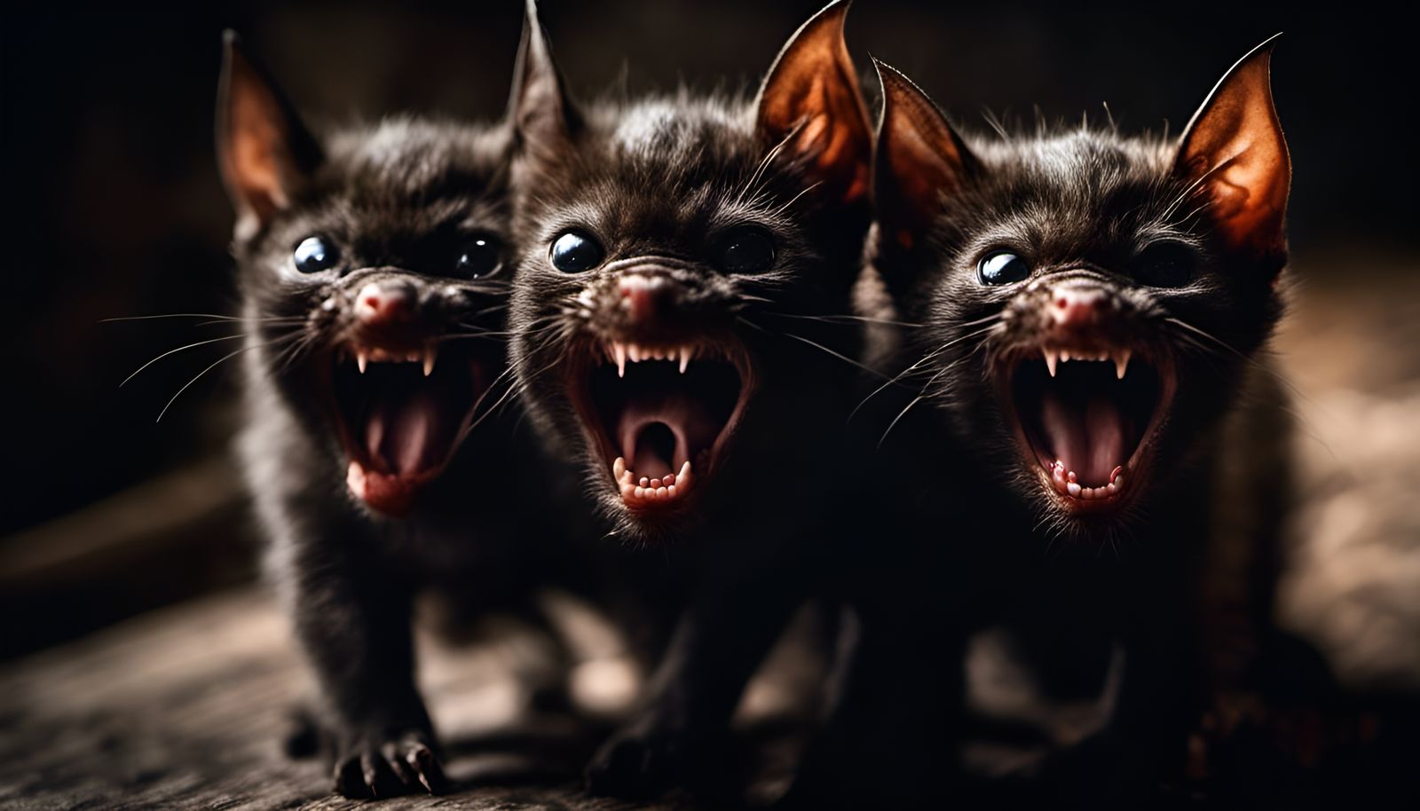 extreme close-up Photograph Portrait of 9, Demented obese Black ...